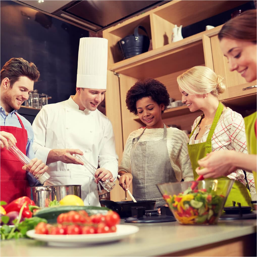 Cooking group class 1 hour per session - Newlearning